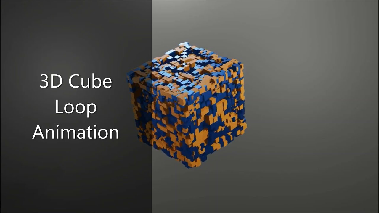 3D Animation Cube | Learn Blender | 3D Clips