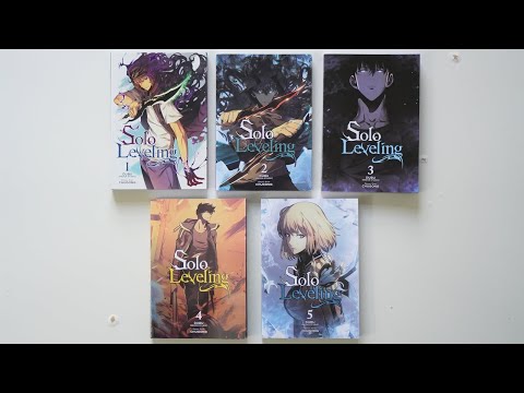Solo Leveling Manhwa Volumes 1 to 5, Unboxing