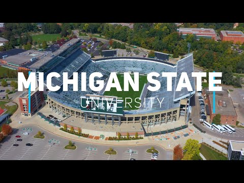 Michigan State University. MSU - Lansing, Michigan | 4K drone footage
