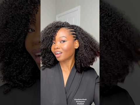 How I re-styled this Multi-Textured Kinky Curly Crochet Hair from āā @Ywigs #protectivehairstyles