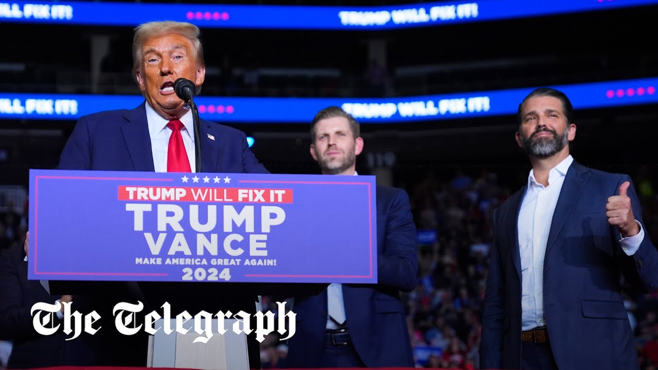 Donald Trump hammers home message on the border in penultimate rally