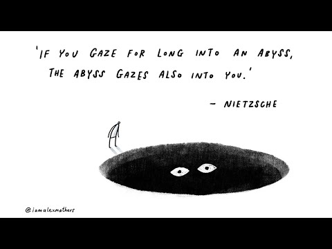 When we stare into the abyss for long...