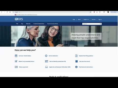 Video Tip: How to access your IRS account