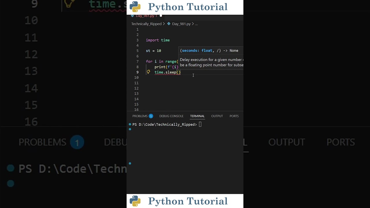 New Year Countdown Script in Python | Python Tutorial