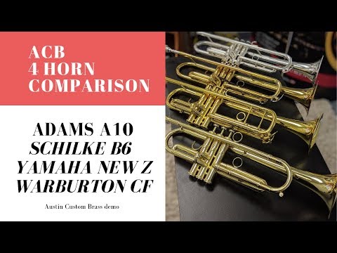 Commercial Trumpet Showdown: Adams A10, Schilke B6, Warburton CF, and Yamaha 8310Z II - Trent Austin