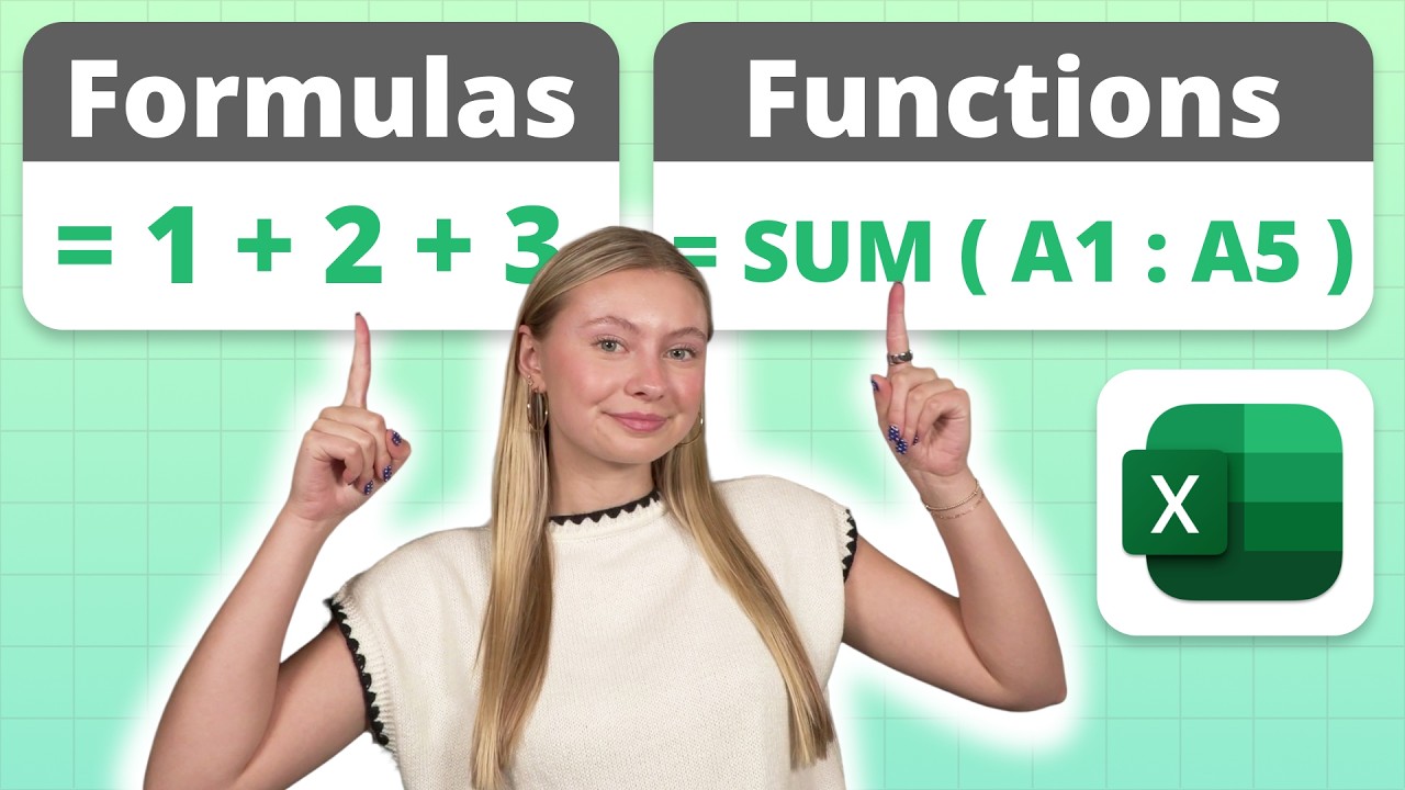 Excel Formulas and Functions - Visually Explained