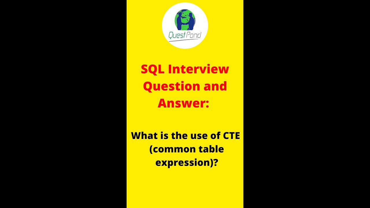 What is the use of CTE (common table expression) SQL Server Interview Questions ?