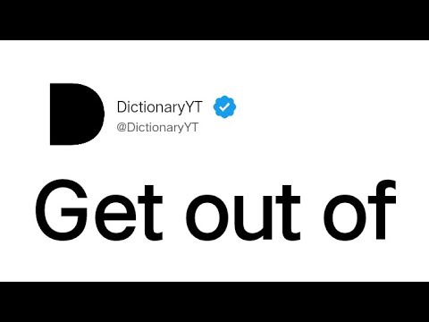 Get out of Meaning in English
