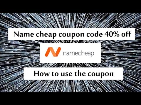 Name cheap promo code 40% off your domain