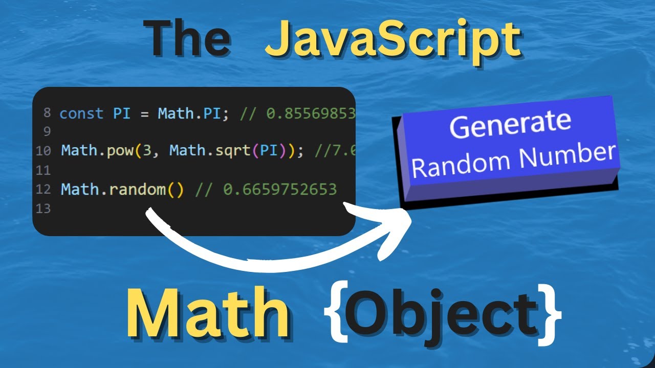 TUTORIAL - The JavaScript Math Object (Including Random Number Generator)