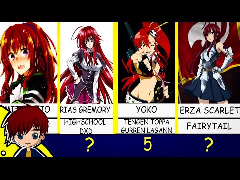 Best Red Haired Anime Girls