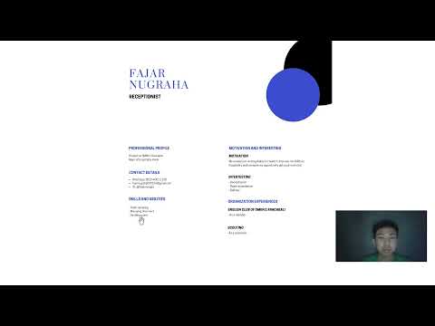 CONTOH CV SEDERHANA BAHASA INGGRIS