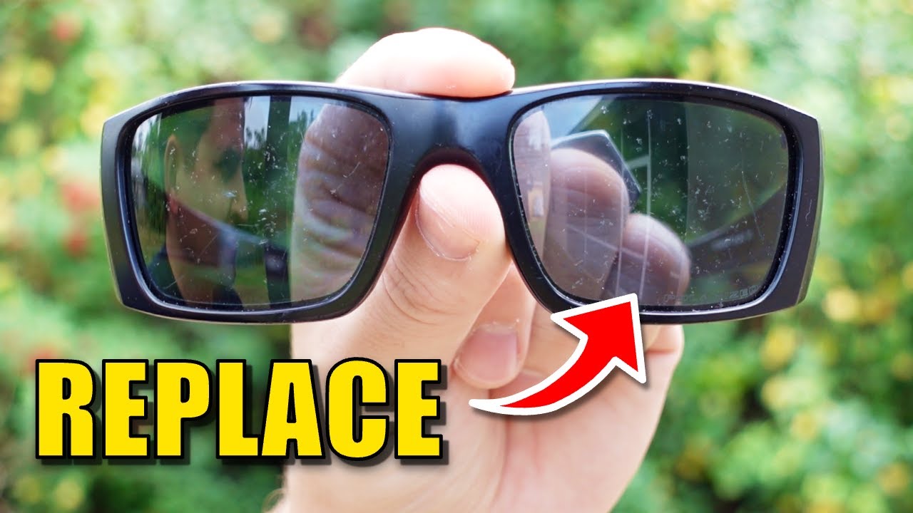 How to fix Oakley glasses with Scratched Lenses | Sunglasses Lens Replacement