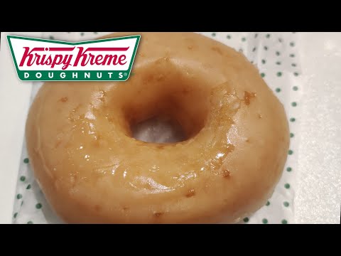Krispy Kreme Original Glazed Doughnut review 🍩 #shorts #food #donuts #krispykreme #donut
