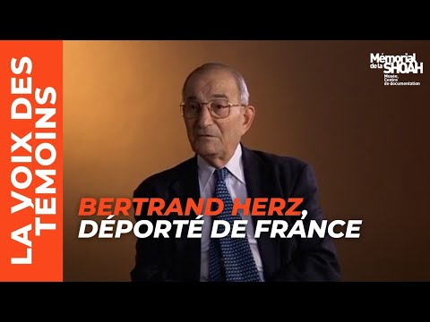 Bertrand Herz, déporté de France au camp de Buchenwald