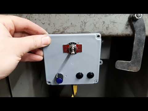 VFD Remote Control Box for South Bend 10k Lathe – Hunter's Blog