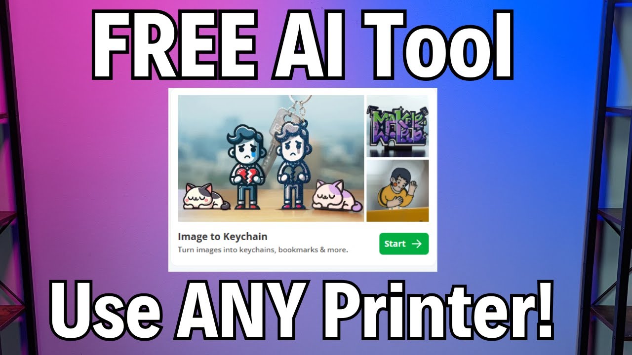 Turn Any Photo Into A Keychain In Minutes With Maker Lab! FREE!
