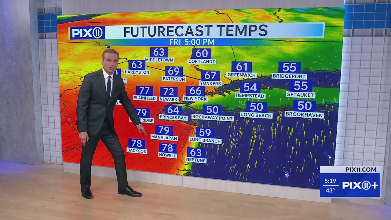 A big temperature turnaround heading into Easter Weekend
