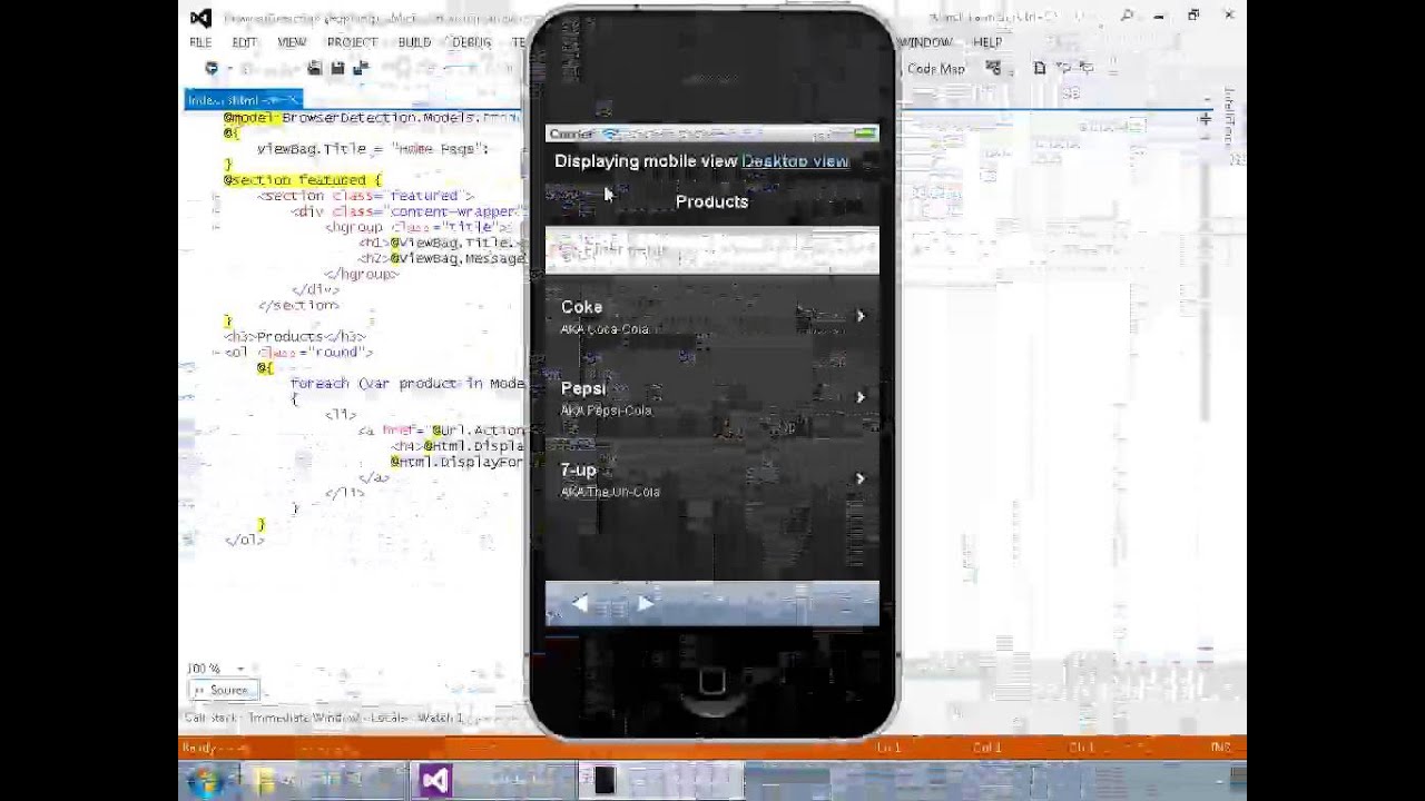 Trailer for MVC 4.0 tutorial: UI Design and Mobile Development