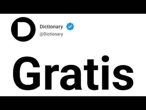 Gratis Meaning In English