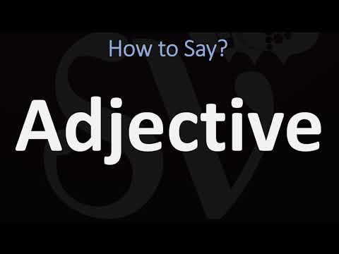 How to Pronounce Adjective? (CORRECTLY)