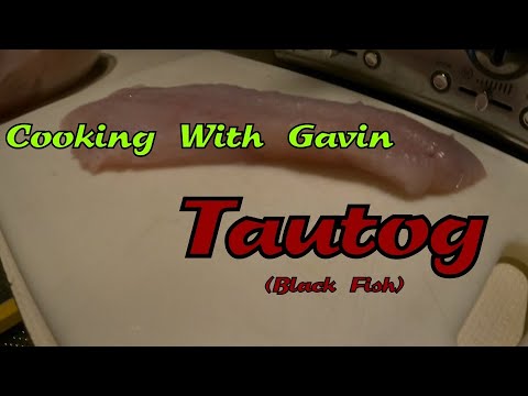 Cooking Tautog (blackfish)