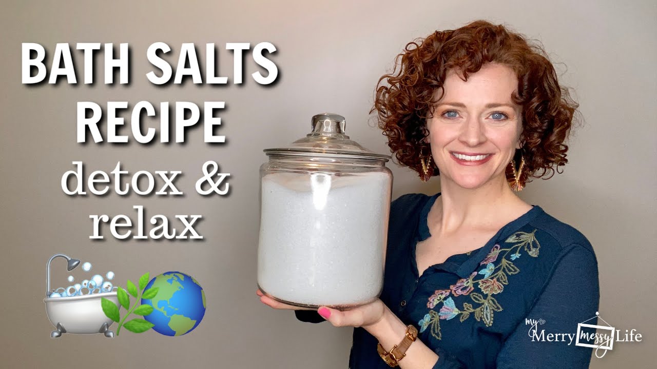 DIY Natural BATH SALTS for Detox and Relaxation Tutorial