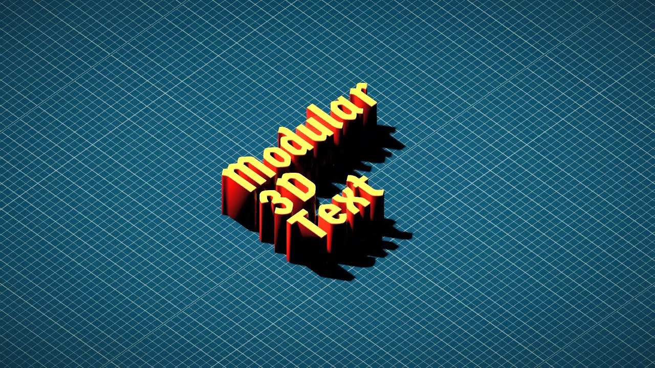 Modular 3D Text - Unity Asset Trailer