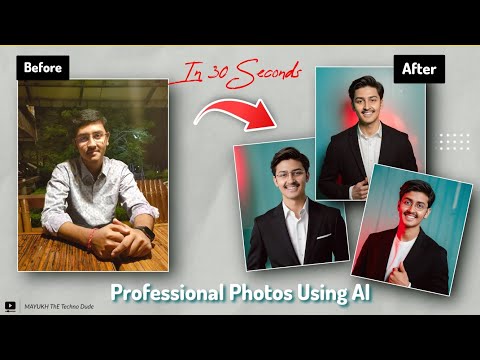 How To Create Professional Linkedin Profile Photo Using AI For *FREE* [Video:1]