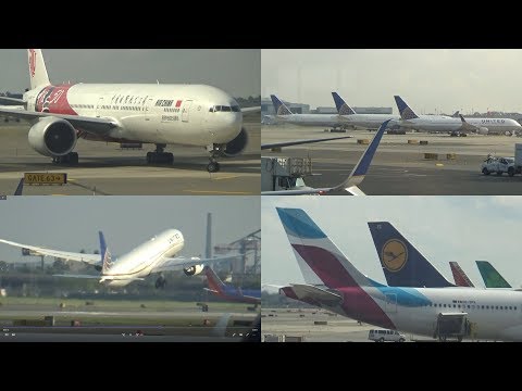 1+ Hour of Spotting in Newark-Liberty International Airport (EWR) 2019