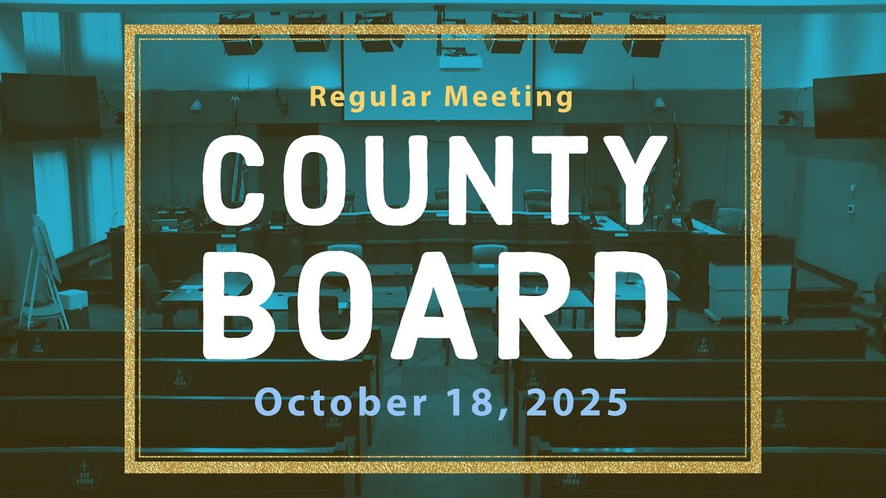 Arlington County Board Regular Meeting | October 18, 2025