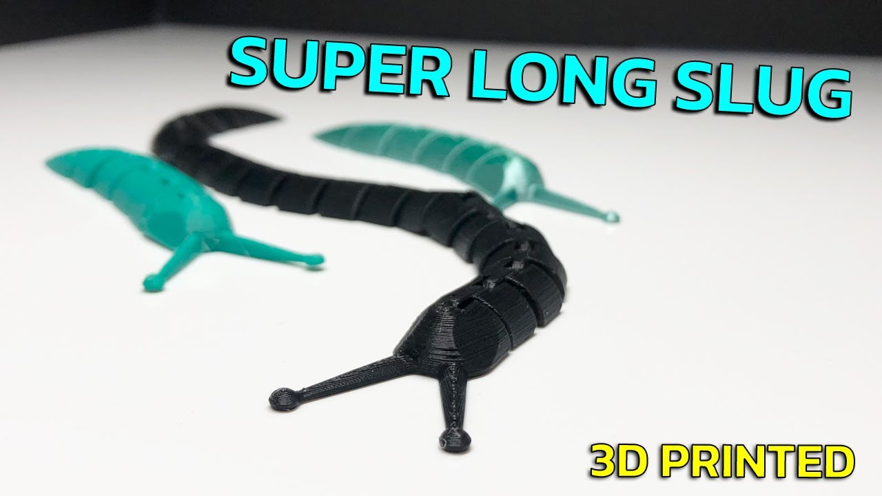3D Printed Super Long Slug - Quick Prints!