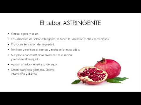 Sabor Astringente
