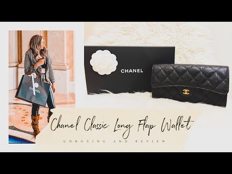 CHANEL CLASSIC LONG FLAP WALLET Caviar GHW Review & Unboxing | by BEVERLY
