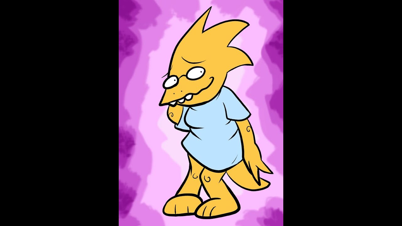 Let's Draw Alphys From Undertale WITHOUT HER LAB COAT!!!