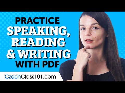 How to Practice Czech Speaking, Reading & Writing with the PDF Cheat Sheets