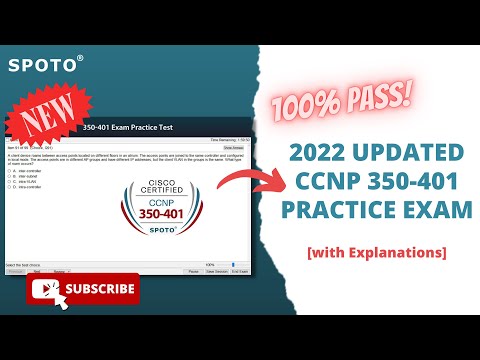 #2022 #CCNP 350-401 Exam Q&As Changed! | SPOTO Latest Dumps Updated | 2022 #Free CCNP 350-401