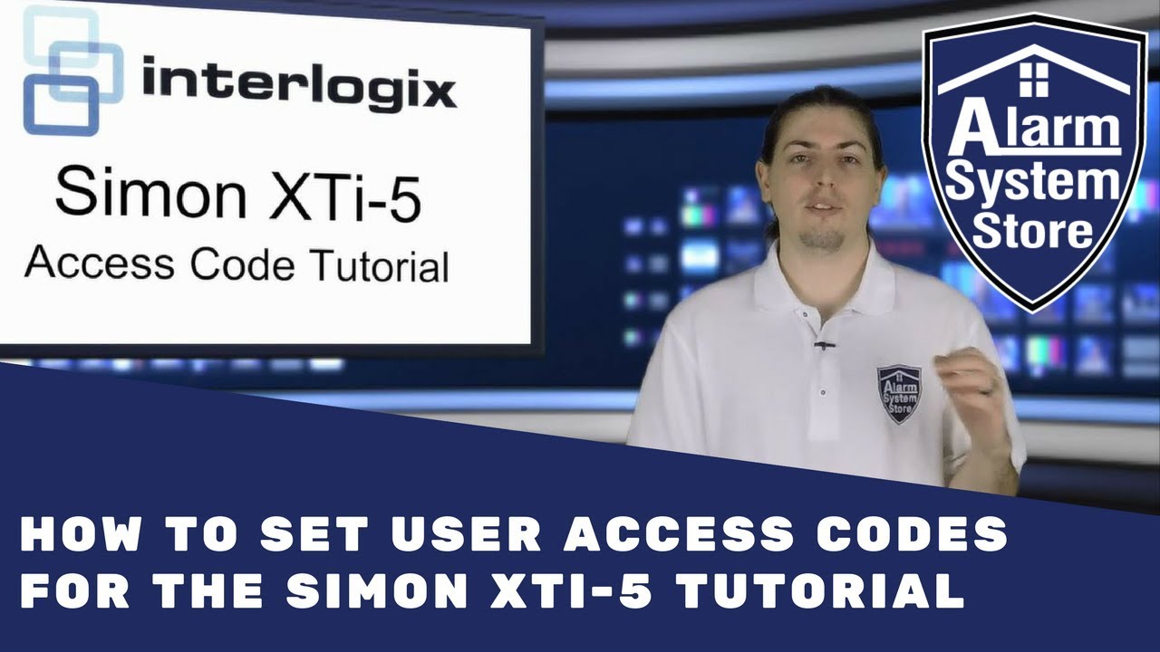 How To Set User Access Codes For The Simon XTi 5 Tutorial