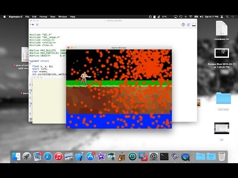 Learning C Game Programming - Simple Particles