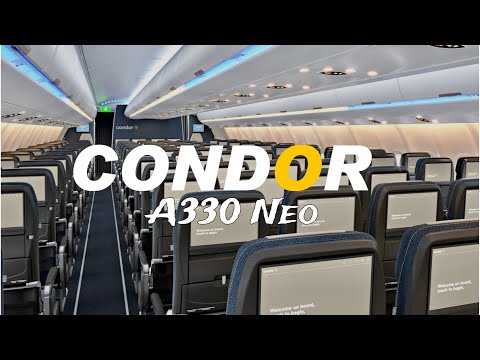 CONDOR AIRBUS A330 Neo -The Quietest Cabin in the World - Flight Toronto to Frankfurt