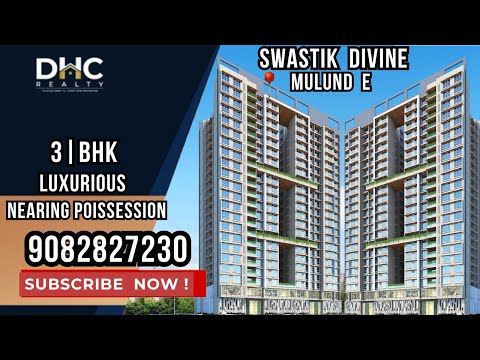 Swastik Divine In 📍Mulund East, Mumbai | 2025 | Luxurious | 3BHK Flats | #underconstruction #mulund