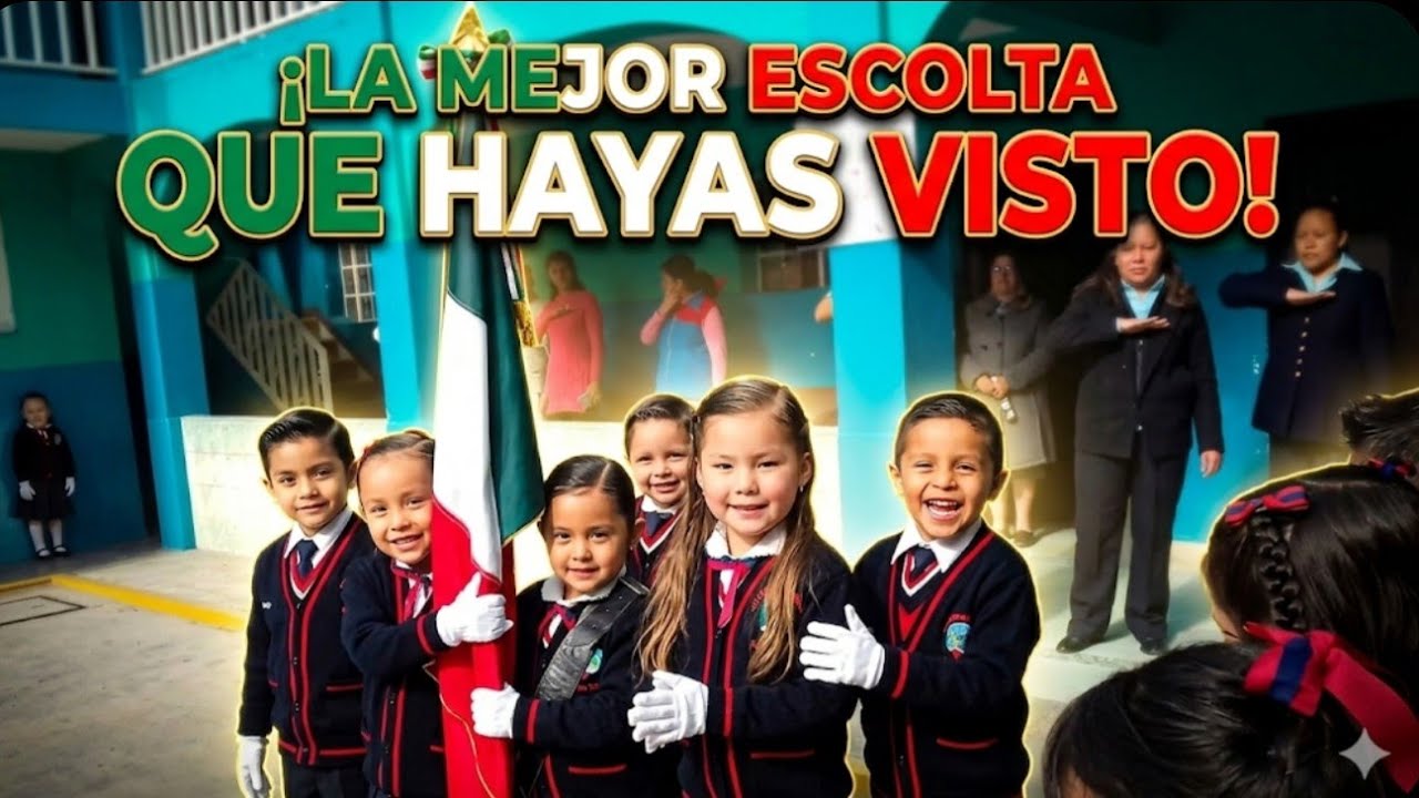 Honores a la bandera  Preescolar  #escolta #escoltadebandera #concursodeescoltas #escoltas