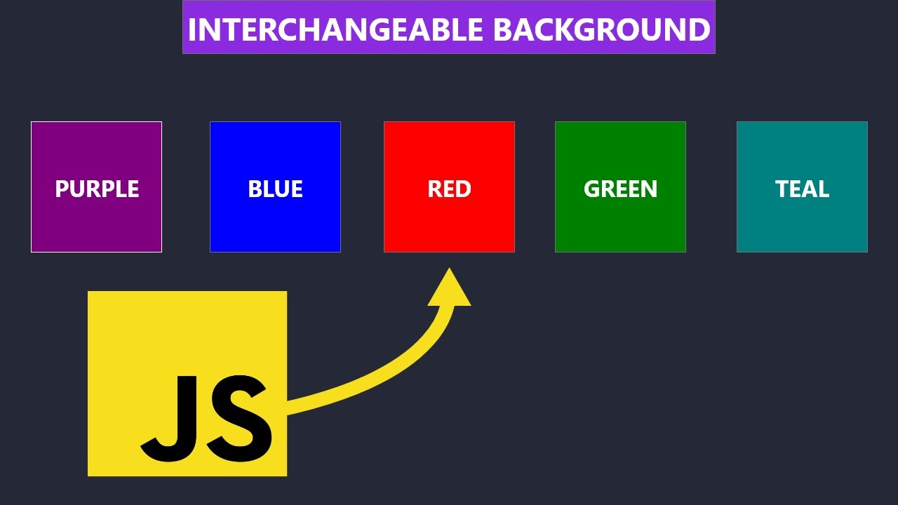 Building an Interchangeable Background Color Project with HTML5, CSS3, and JavaScript | #huxnwebdev