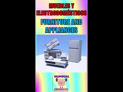 Furniture & Appliances / Los muebles y los electrodomésticos - FREE Spanish & English Lessons