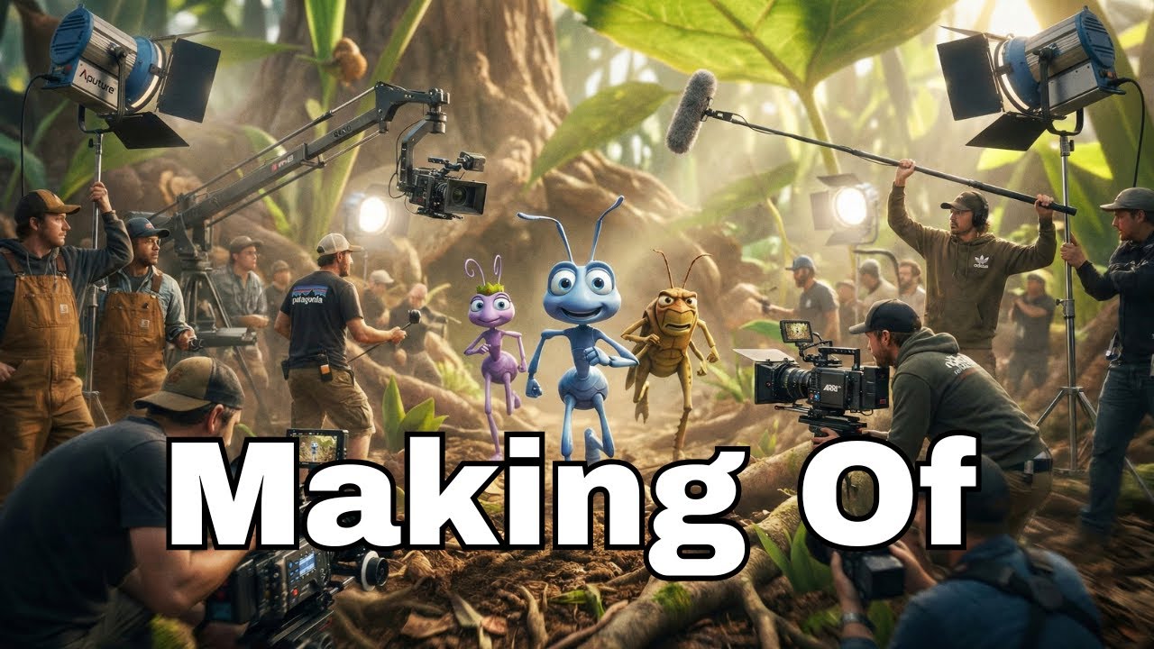 A Bug’s Life — Live-Action Behind the Scenes (1998): Epic Movie Set, Real Cameras & Pixar Magic!