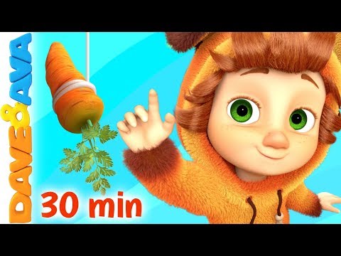 🍰 The Muffin Man + More Nursery Rhymes & Kids Songs | Learn with Dave and Ava 🍰