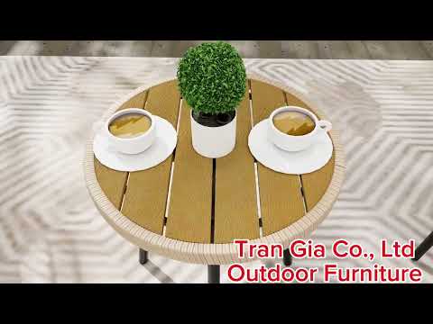 🍀 Patio Furniture Set, 5 Pieces Wicker Outdoor Patio Bistro Set with Ottomans Footrest
