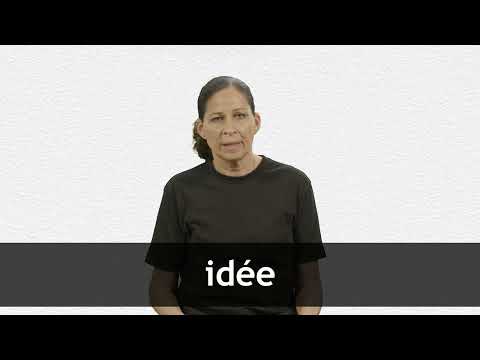 English Translation of “IDÉE” | Collins French-English Dictionary