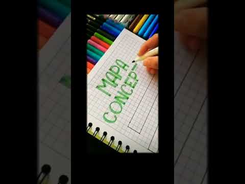 como hacer mapa conceptual bonito