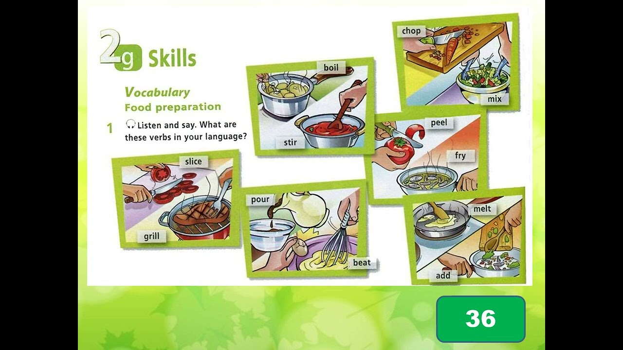 Prime Time 2. 2g. Food Preparation